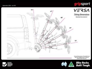 Gripsport Versa 1.2 Vertical Bike Rack | GripSport